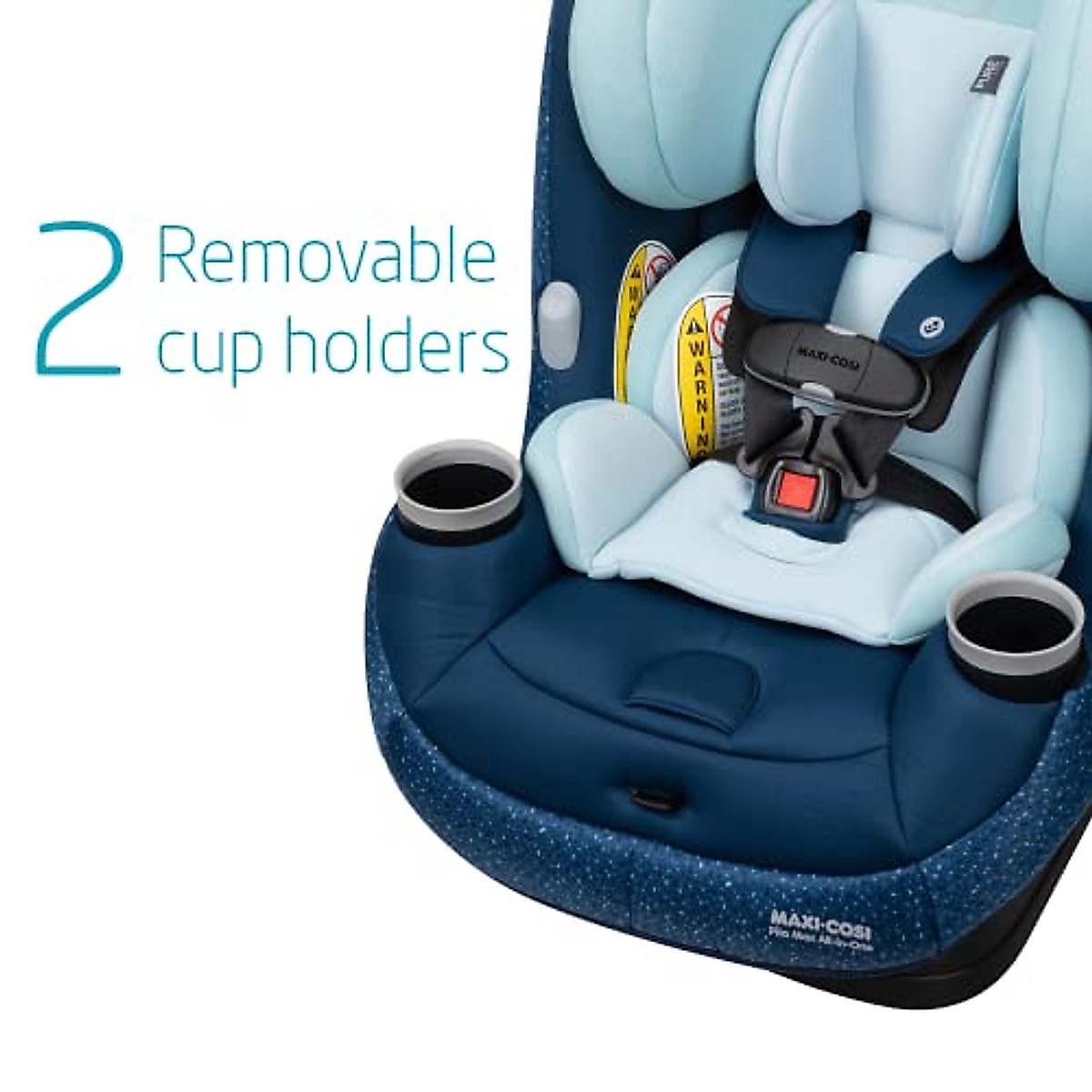 Maxi-Cosi Pria Max All-in-One Convertible Car Seat, Rear Facing Car Seat (4-40 lbs), Forward Facing Car Seat (22-65 lbs), High Back Booster Seat (40-100 lbs), Pure COSI, Tetra Blue