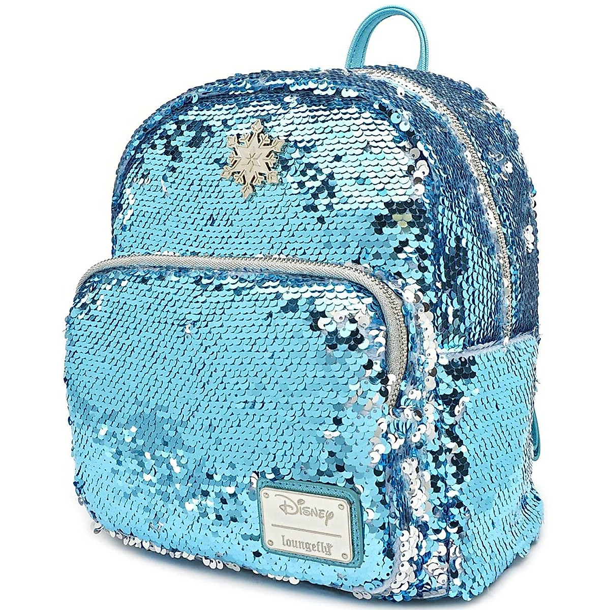 Loungefly Frozen Elsa Reversible Sequin Mini Backpack