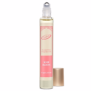 Zoha Rose Bloom Oil Perfume for Women & Men, Roll On Perfume Oil and Rose Perfume Spray, Alcohol Free Skin Moisturizing Rose Oil Perfume