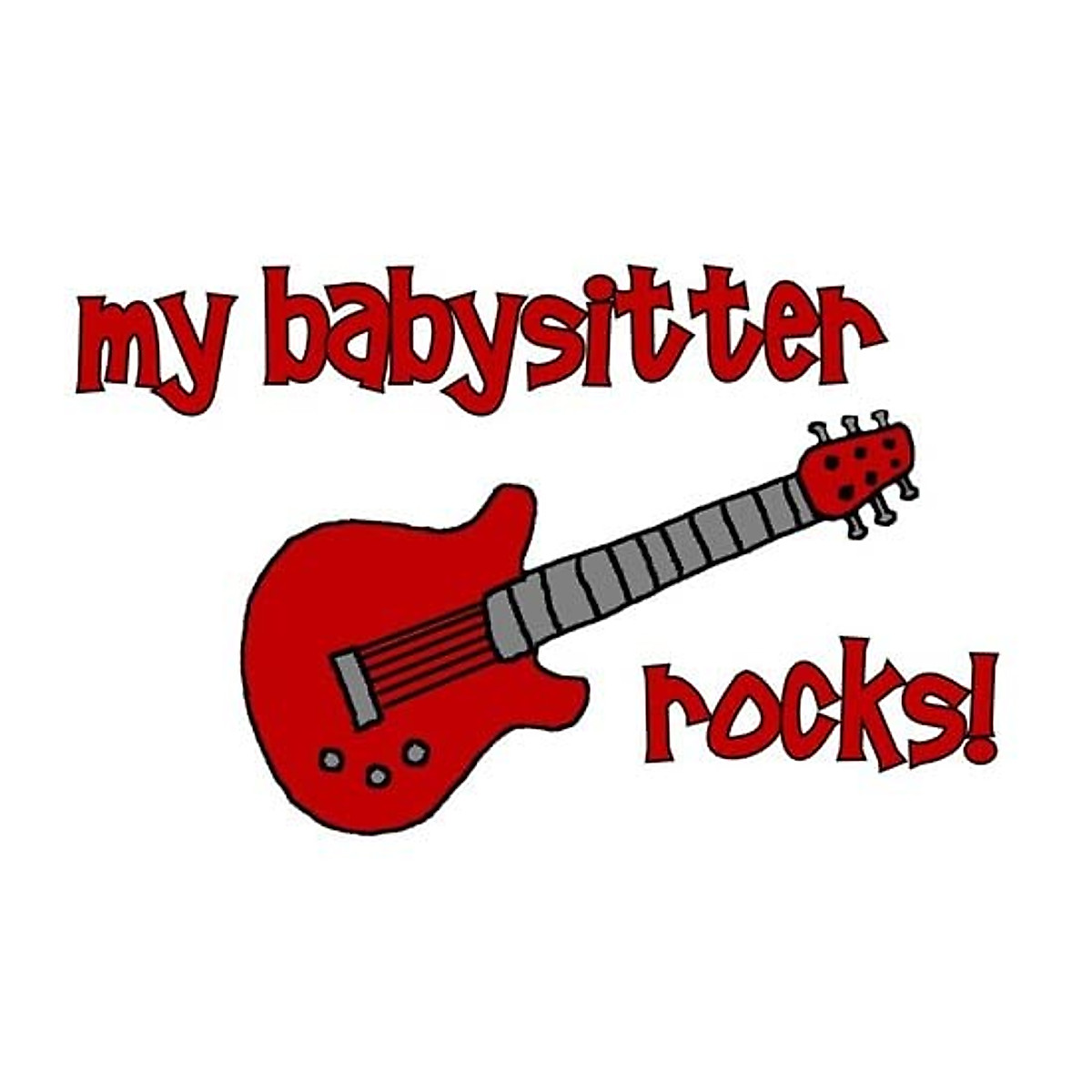 CafePress My Babysitter Rocks! Mug Ceramic Coffee Mug, Tea Cup 11 oz