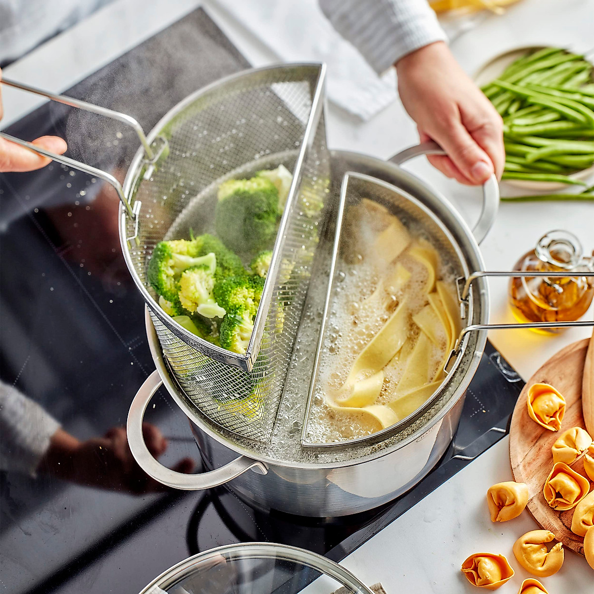 Demeyere Resto 8.5-qt Stainless Steel 7-In-1 Multi-Pot