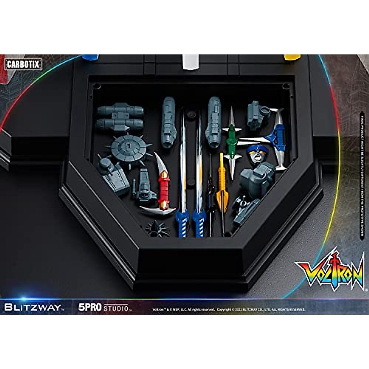 Blitzway - Voltron - CARBOTIX Series - 5Pro Studio Voltron Action Figure