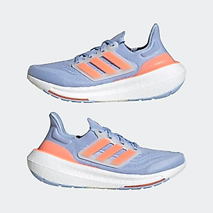adidas Women's Ultraboost Light Running Shoes (Ultraboost 23 Blue Dawn/Coral Fusion/Blue Fusion 10