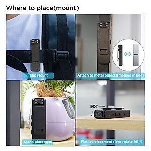 Sheawasy Body Camera 1080p, Wearable Body Worn Cameras, Pocket Bodycam for Law Enforcement, Security Guard, 4 Hours Battery Life, 32GB inside, for Indoor and Outdoor Us