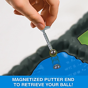 Game Zone Arcade Mini Golf - Interactive Tabletop Mini Golf Game with 9 Holes and Moving Obstacles for 1-4 Players Ages 6+ - Perfect for Family Nights!