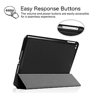 Fintie Slimshell Case for iPad Air 9.7" - Lightweight Stand Smart Protective Cover with Auto Sleep/Wake Feature for iPad Air 2013 Model, Black