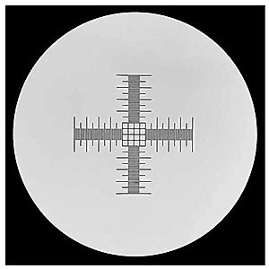 youyiC 0.01mm Microscope Stage Micrometer Cross Dot Calibration Ruler Slides