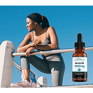 Medical Miracles Hemp Oil - Relief, Quick Healing, Maximum Strength, 100% Natural Tincture May Relieve Muscle, Joint, Knee, Nerve | Fast Acting, Extreme Power (1000mg Hemp Oil)