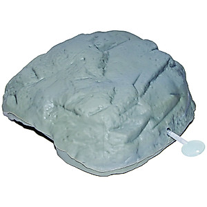 JT Eaton 928RP Repeater Rock Multiple Catch Mouse Trap, Tamper-Resistant Bait Station, Dual Entrances, Outdoor Camouflage