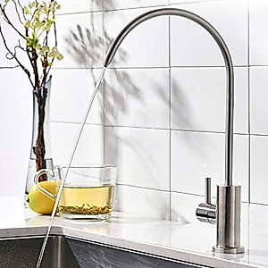 VTOSEN Kitchen Water Filter Purifier Faucet 304 Stainless Steel 360° Rotation Thickened Water Filtration Faucet for Kitchen Living Room
