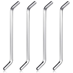 4 Pcs Garbage Disposal Wrench Tool, Garbage Disposal Tool Metal Garbage Disposal Parts for Kitchen Sink, Food Garbage Disposal, Garbage Disposal Repair (Silver)