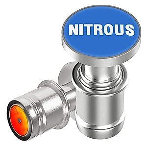 2Pcs EJECT NITROUS Button Cigarette Lighter Replacement Cover,Fire Missiles Button Cigarette Lighter Cover,12V Power Source Fits Most Automotive Vehicles (EJECT + NITROUS)