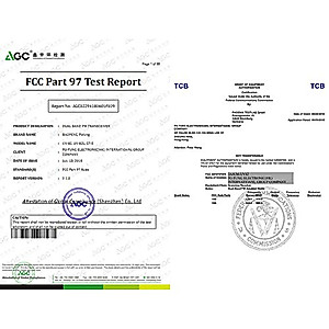 BAOFENG UV-82 Plus 8W High Power Ham Radio 2M/70CM Portable Two Way Radio Dual PTT Handheld Amateur Radio with Extra 3800mAh Battery +771 Antenna（Pack of 2pcs Radios）