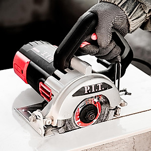 P.I.T. 4-1/2 inch Segmented Rim Diamond Blade,Dry Cutting Applications in Concrete, Paver, Masonry, Terrazzo, Stone,Granite - 7/8 Inch Arbor Angle Grinder Cut Off Wheel- Diamond -115 mm (3 Piece)