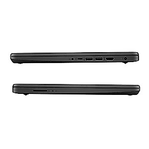 HP Stream Laptop, 14" HD Display, Intel Celeron N4120 Processor, 8GB Memory, 128GB Storage (64GB eMMC + 64GB Card), Webcam, HDMI, Wi-Fi, USB-C, Windows 11 Home, Jet Black, JVQ MP