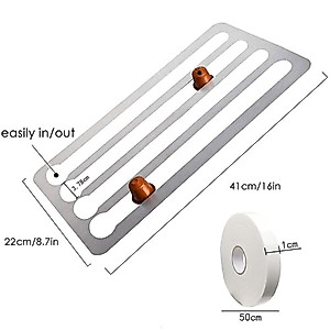 Coffee Capsule Holder, Large Capacity Coffee Capsule Stand Foam Bonding Pads Technology Save Space Capsule Organize Container for Home Hotel or Office