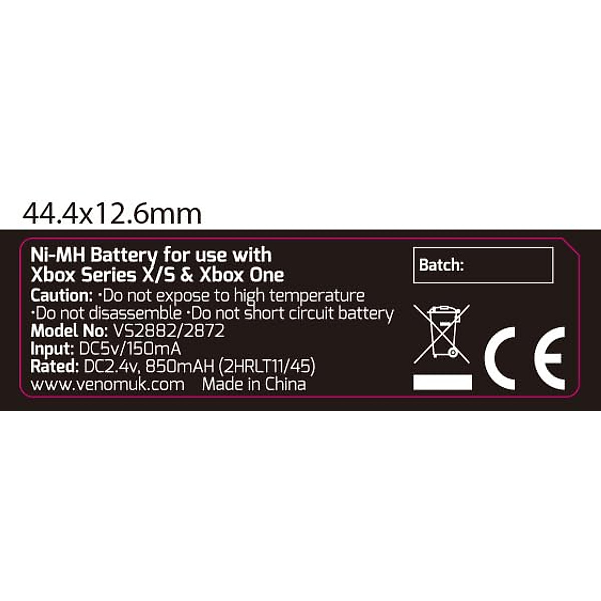 Venom Rechargeable Battery Twin Pack - White (Xbox Series X, Xbox Series S)) (Xbox Series X)