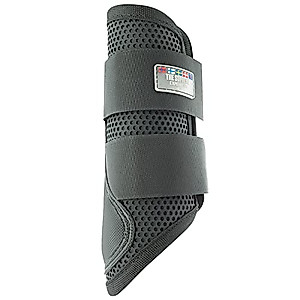 HORZE Impact Dressage Brushing Boots - Black - M