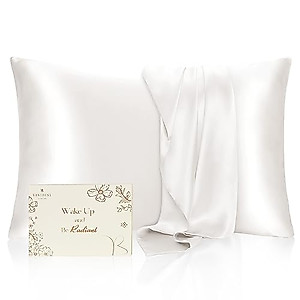 YANIBEST Satin Pillowcase for Hair and Skin - Super Soft Silk Pillowcase for Hair and Skin 2 Pack 20x26 inches | Cooling Satin Pillowcases with Zipper | Satin Pillow Case Standard Size Queen
