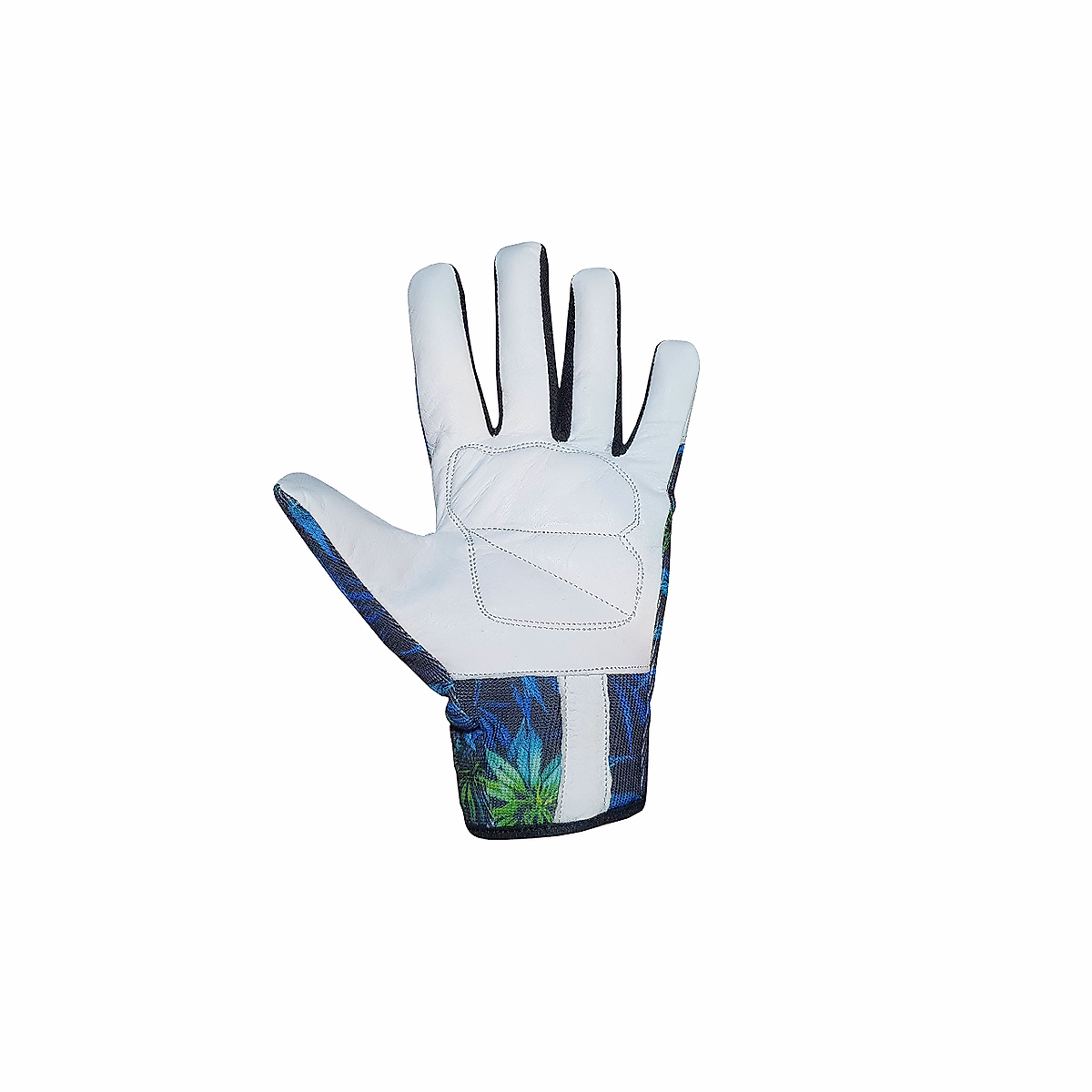 HMH Leather Gardening Gloves - Large, Green Short, Unisex