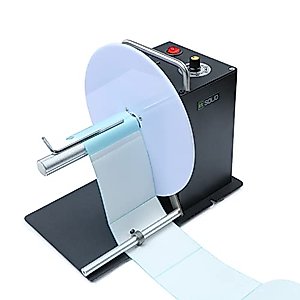 U.S. Solid Automatic Label Rewinder Machine, 1"/1.5"/3" Core Holder, Max Label Width 4.72", Bidirectional Rewinding