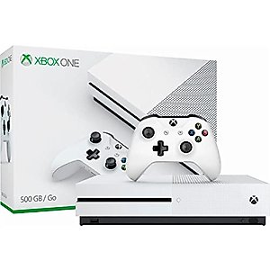 Microsoft - Xbox One S 500GB Console - White - ZQ9-00028 (Renewed)