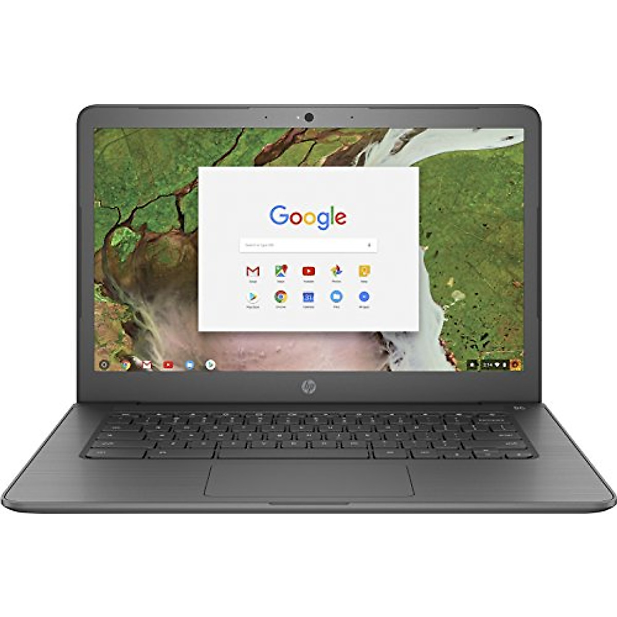 HP 14" Touchscreen Chromebook - Intel Celeron N3350 - 4GB Memory - 32GB eMMC - WiFi & Bluetooth - Webcam - Gray