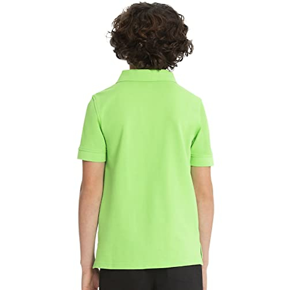Classroom School Uniforms Kids' Polo Shirt, Lime Green, X-Large