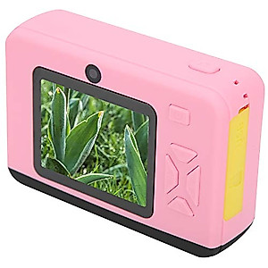Toy 2.0In HD Children Digital Camera,20MP IPS Display AntiDrop Video Recording Camera Children Memory Card 32GB Selfie Video Toddler Camera for Girls Boys Birthday Gift(Pink)