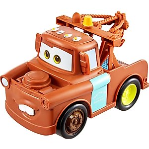 Mattel Disney and Pixar Cars Track Talkers Toy Vehicles, Mater Talking Truck, Collectible Character Car, 5.5-inch