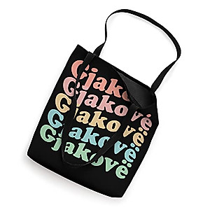 Vintage 70's Kosovo Hippie City - Retro Gjakovë Tote Bag