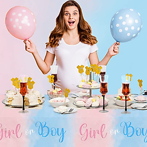 Gatherfun Gender Reveal Party Supplies Disposable Tablecloth Plastic Waterproof Table Cover for Boy or Girl Gender Reveal Party Baby Shower Birthday Party Decorations, 3 Pack 54X108inch