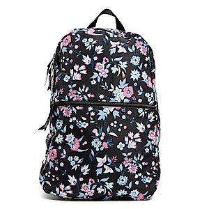 Vera Bradley Women's Ripstop Packable Backpack Travel Accessory, Botanical Ditsy, One Size