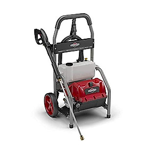 BRIGGS & STRATTON 20680 Electric Pressure Washer, 1800 psi 1.2 Gallon, Red/Gray/Titanium