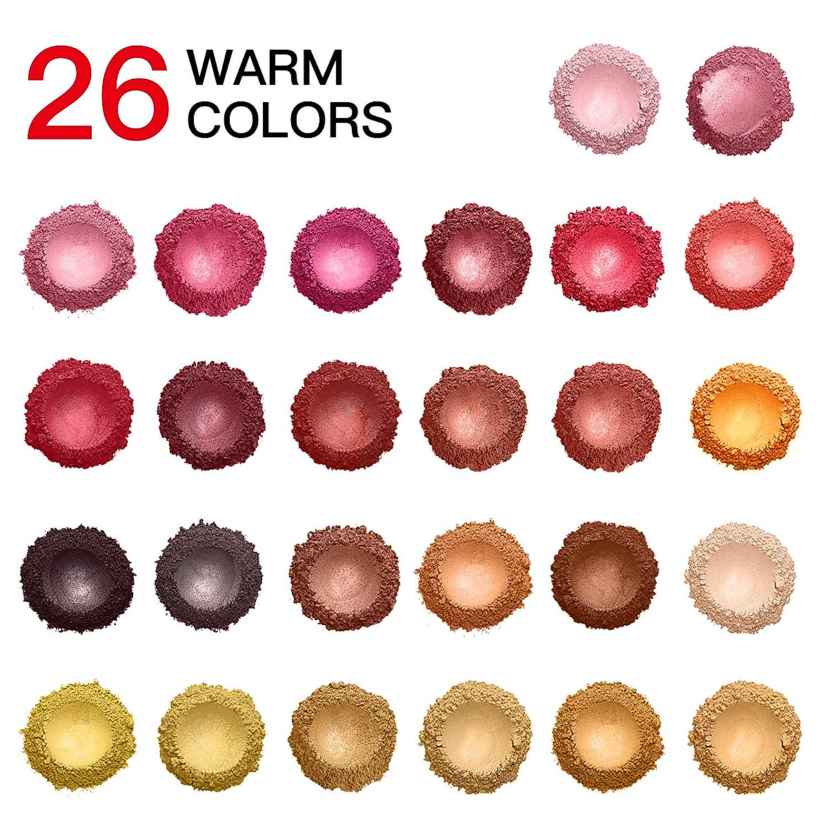 Mica Powder, Epoxy Resin Pigment Powder, Natural Cosmetic Grade Mica Powder for Epoxy/Bath Bombs/Candle/Soap Making/Lip Gloss, Resin Colorant Dye, Soap Coloring, Epoxy Resin Color Pigment (5g/Bag)