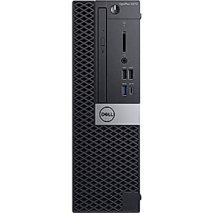 Dell OptiPlex 5070 Desktop Computer - Intel Core i5-9500 - 16GB RAM - 512GB SSD - Small Form Factor -Windows 10 Pro (Renewed)