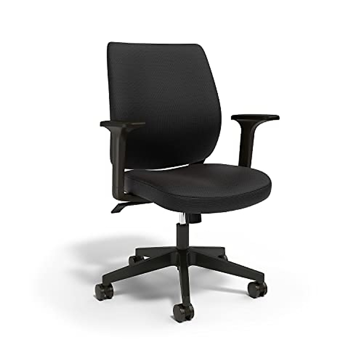 Union & Scale Un59380 Essentials Fabric Task Chair, Black