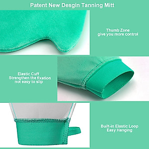 CeleCily Self Tanning Mitt Applicator Self Tanner Mitt Applicator Tanning Mitts Self Tanner Glove Self Tanning Glove For Self Tan Mitt Applicator Sunless Tanner Mitt Self Tanner Applicator Tanner Mit