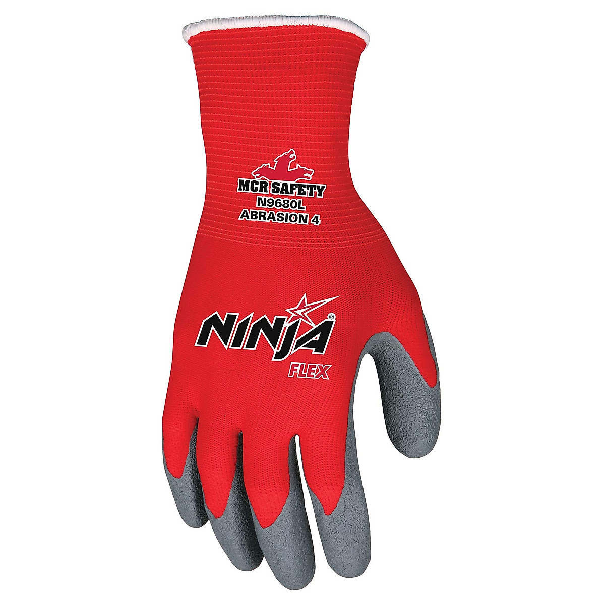 Memphis N9680 Red Ninja Flex Gloves, 15 Gauge, Size Large, (12 Pair)