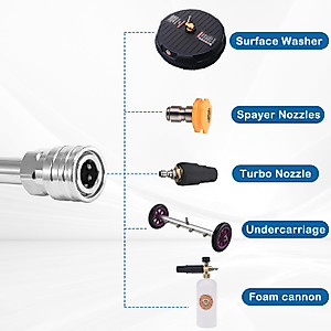 PWACCS Pressure Washer Extension Wand, Pressure Washer Wand Extension Kit