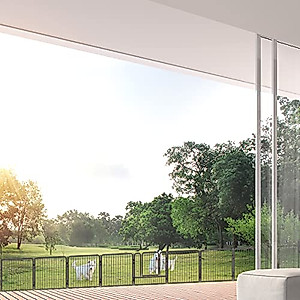 FXW Aster Dog Playpen for Camping/Yard, Silver