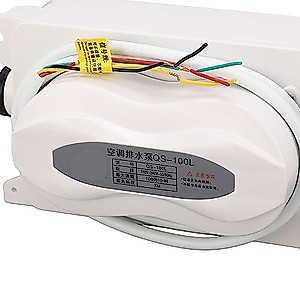 Condensate Pump 6.6ft Lift, 110V Drain Pump 0.6L Water Tank, 5W Automatic Pump for Commercial Ice Makers with 2m Lift