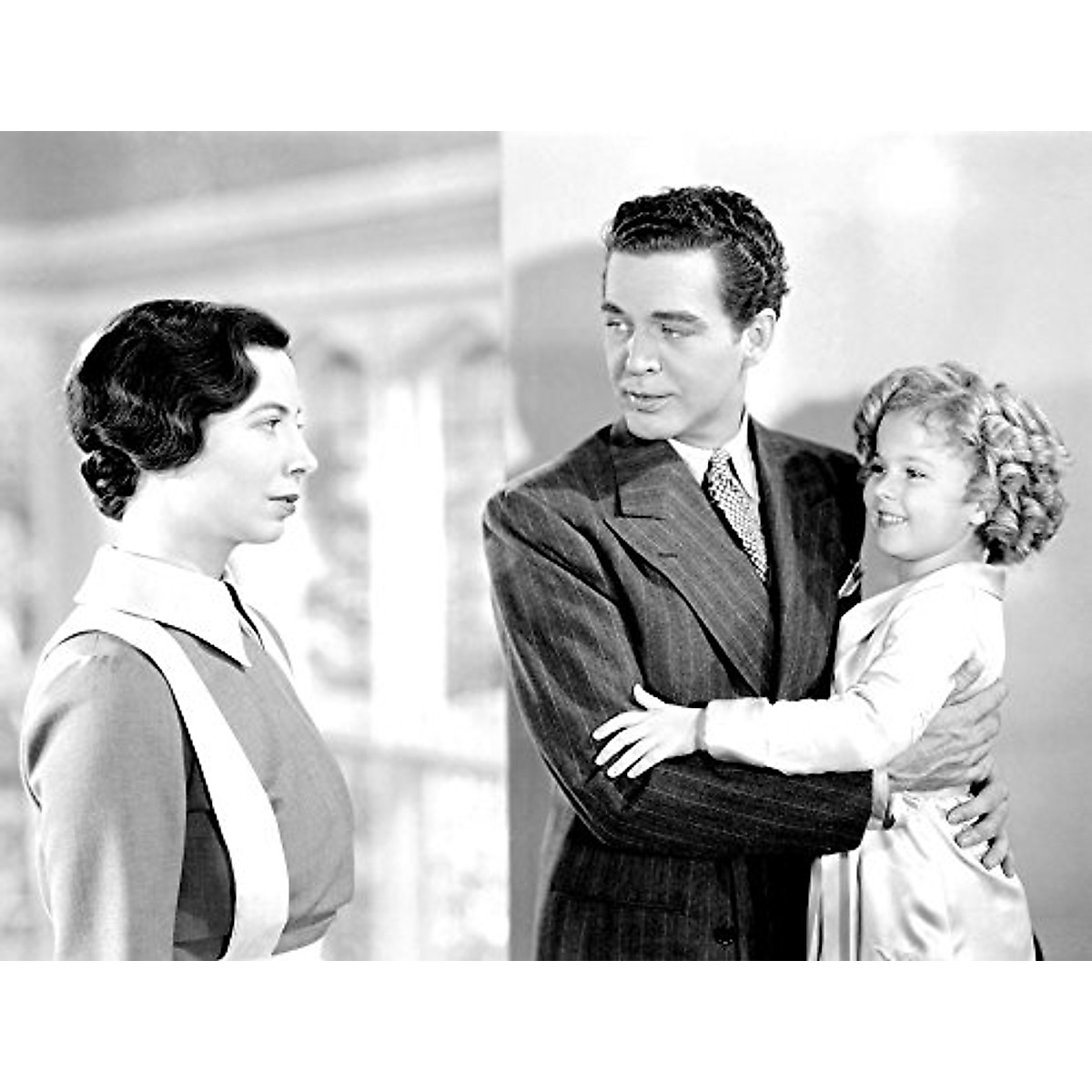 Posterazzi Poor Little Rich Girl Sara Haden Michael Whalen Shirley Temple 1936 (C) 20Th Century Fox Tm & Copyright/Courtesy: Everett Collection Photo Poster Print, (28 x 22)