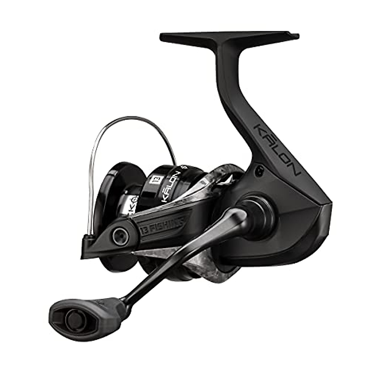 13 FISHING - Kalon O Blackout Spinning Reel - 5.2:1 Gear Ratio - 2.0 Size (Salt+Fresh) - KLO-5.2-2.0