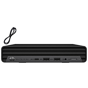 HP 2023 Elite Mini 800 G9 Business Desktop Computer, 12th Gen Intel 12-Cores i7-12700T, 16GB DDR5 RAM, 512GB PCIe SSD, WiFi 6E, Bluetooth 5.3, Wolf Pro Security, Windows 11 Pro, AZ-XUT Cable