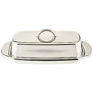 Norpro Stainless Steel Double Covered Butter Dish