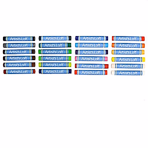 Artist’s Loft All-Media Art Set in Aluminum Case, 126 Pieces – All-in-One Art Set Kit Includes Art Supplies for Drawing, Painting and More