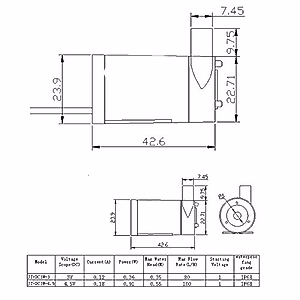 SIPYTOPF 3Pcs DC 3-5V USB Micro Submersible Mini Water Pump for Aquariums Fish Tank Pond Fountain Hydroponics Garden (Black)