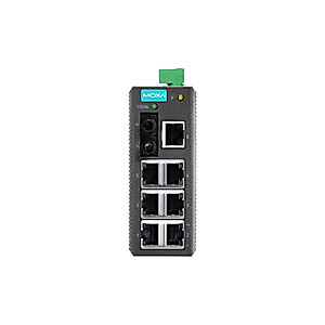 MOXA EDS-208-M-ST Entry Level Industrial Ethernet Switch with 7 10/100BaseT(X) Ports,1 100BaseFX Port, Multi Mode ST with -10 Degree to 60 Degree of Operating Temp.