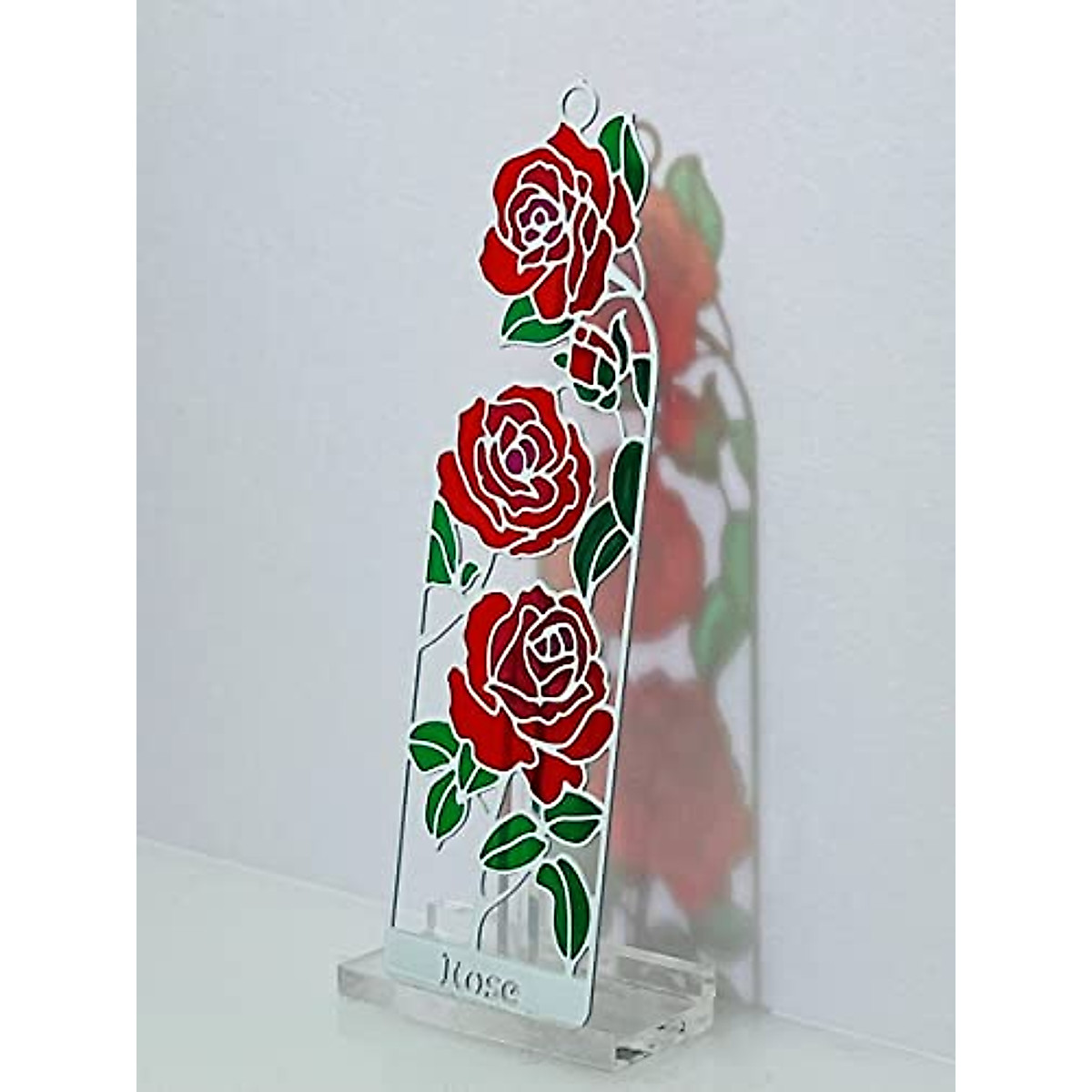 Stained-Glass Style Bookmark [SD] ( Rose )